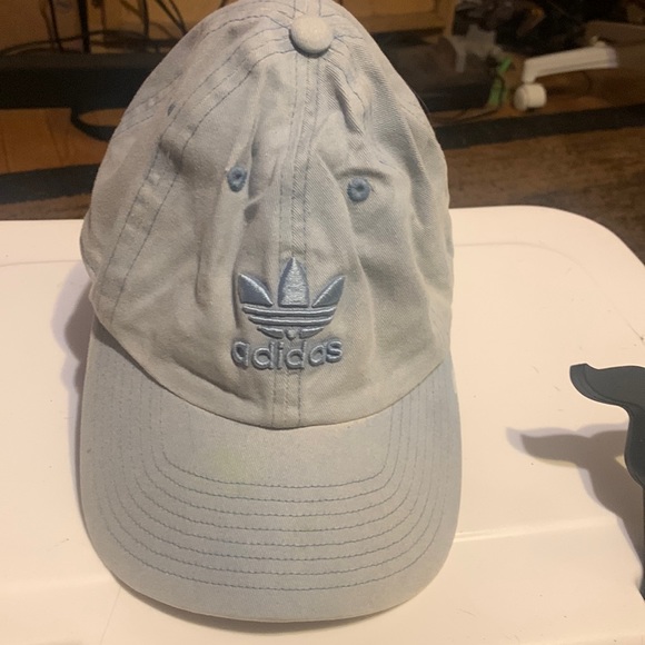 adidas | Accessories | Adidas Powder Blue Buckleback Hat | Poshmark
